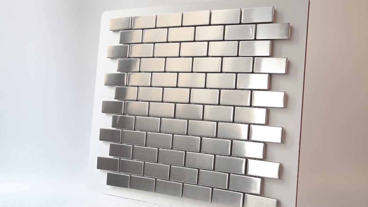 304 Inox Stainless Steel Mosaic Tiles | Metal Material Construction ...