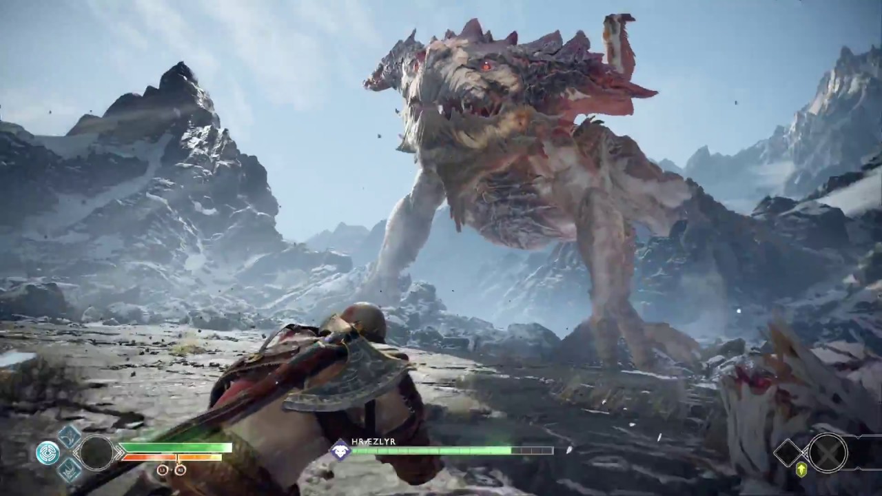 God of War Dragon fight gameplay - YouTube
