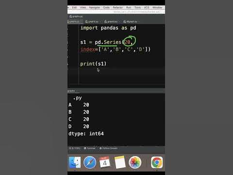 CBSE Class 12 Informatics Practices, 1 Minute Revision, Python pandas, Creating Series Using ...