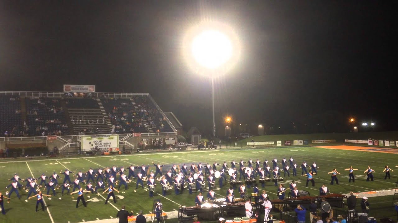 UT Martin Skyhawk Marching Band Show "Latin Fire" - YouTube