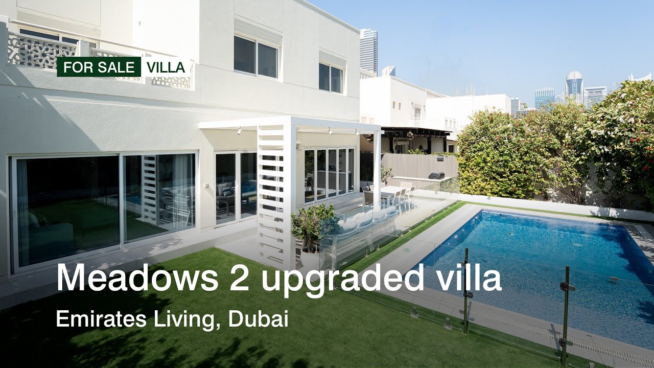 Meadows 2 upgraded villa at Emirates Living, Dubai | haus & haus - YouTube