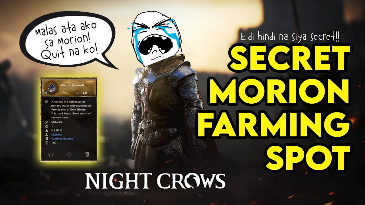 Best Morion Farming Spot | Land Of Prosperity (Cave 1) | Night Crows ...