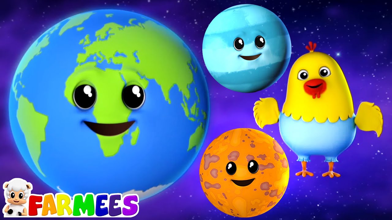 Planetenlied Lernvideos für Vorschulkinder und mehr Reime für Kinder ...