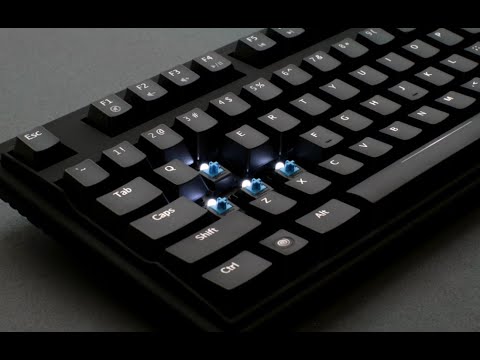 Lubed Cherry MX Blues Sound Test - YouTube