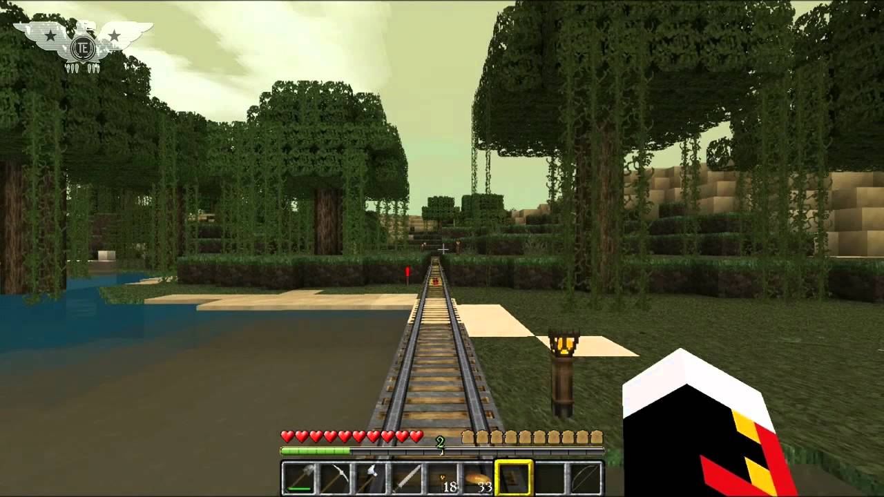 Minecraft Railway System! - YouTube
