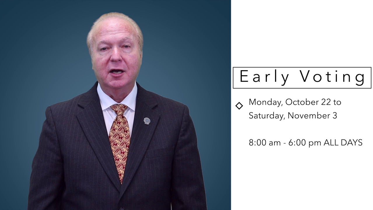 Early Voting Reminder! - YouTube