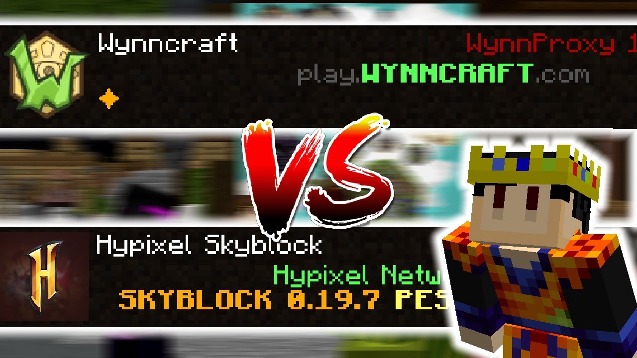 Wynncraft vs Hypixel Skyblock - YouTube