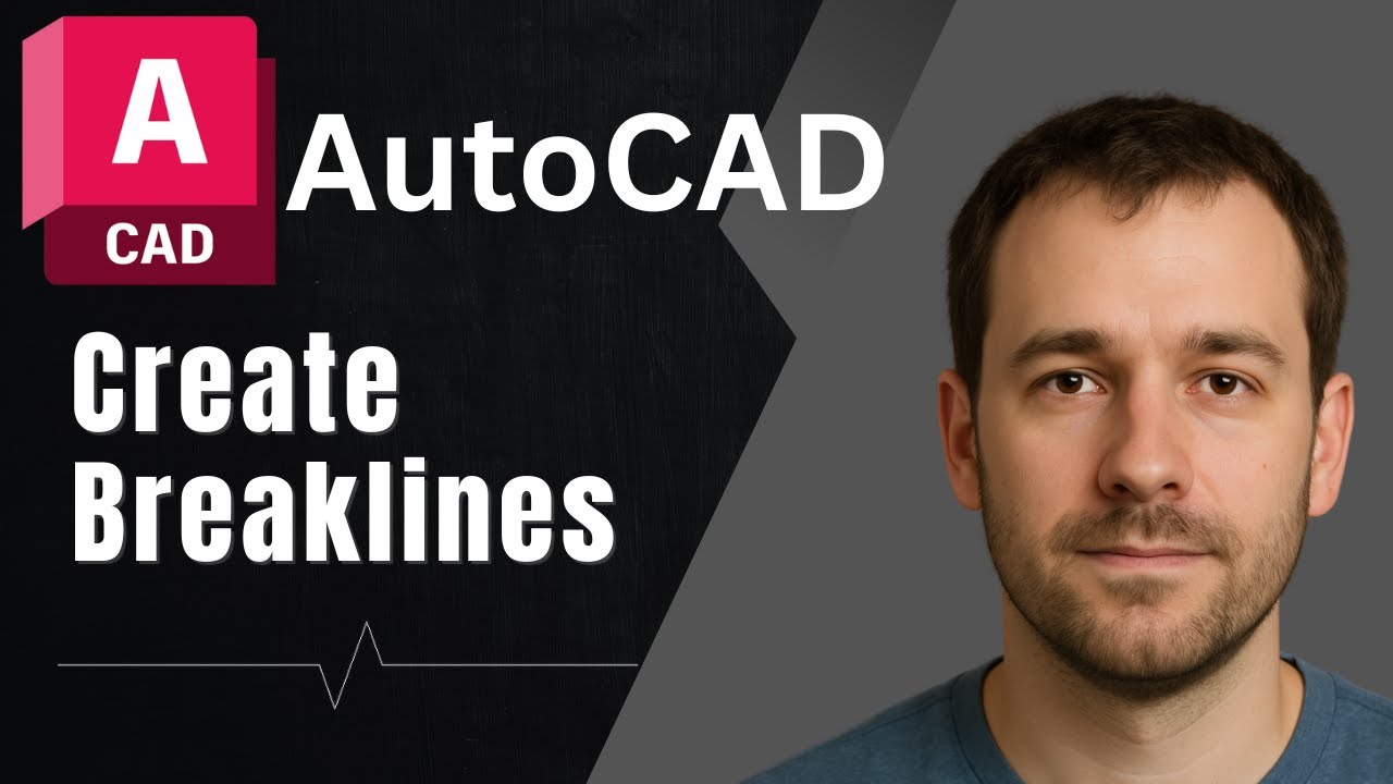 How to Create Breaklines in AutoCAD (2025 Drawing Standard Tip) - YouTube