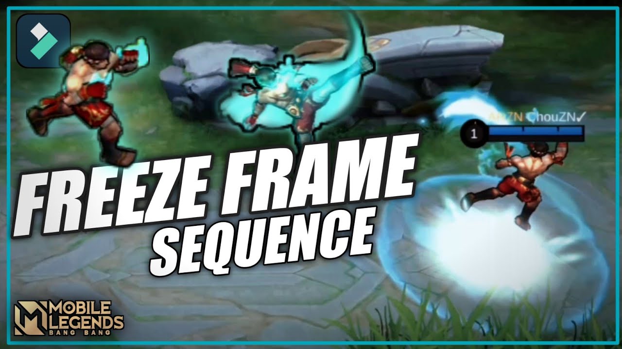 FREEZE FRAME SEQUENCE!! EDIT TUTORIAL | FILMORA 12 | MLBB - YouTube
