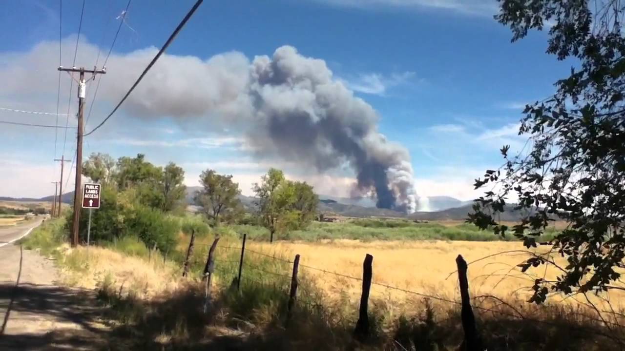 Ray may fire, Nevada wildfire. - YouTube