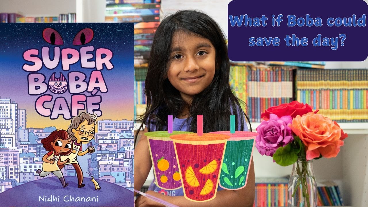Akshara's book review | Super Boba cafe by Nidhi Chanani - YouTube