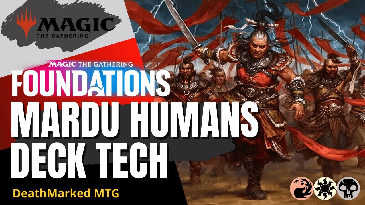 Magic: the Gathering #MTGFoundations Standard Deck Tech - Mardu Humans ...