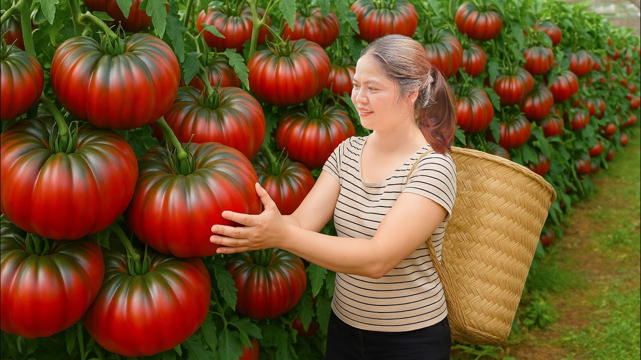 Harvesting Highland Wild Tomatoes & Making Curry Sauce With Tofu ...