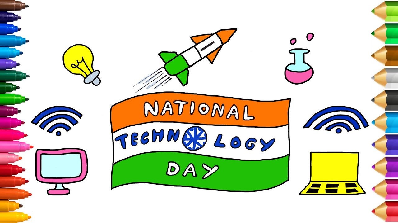 National Technology Day Drawing | National Technology Day Poster ...