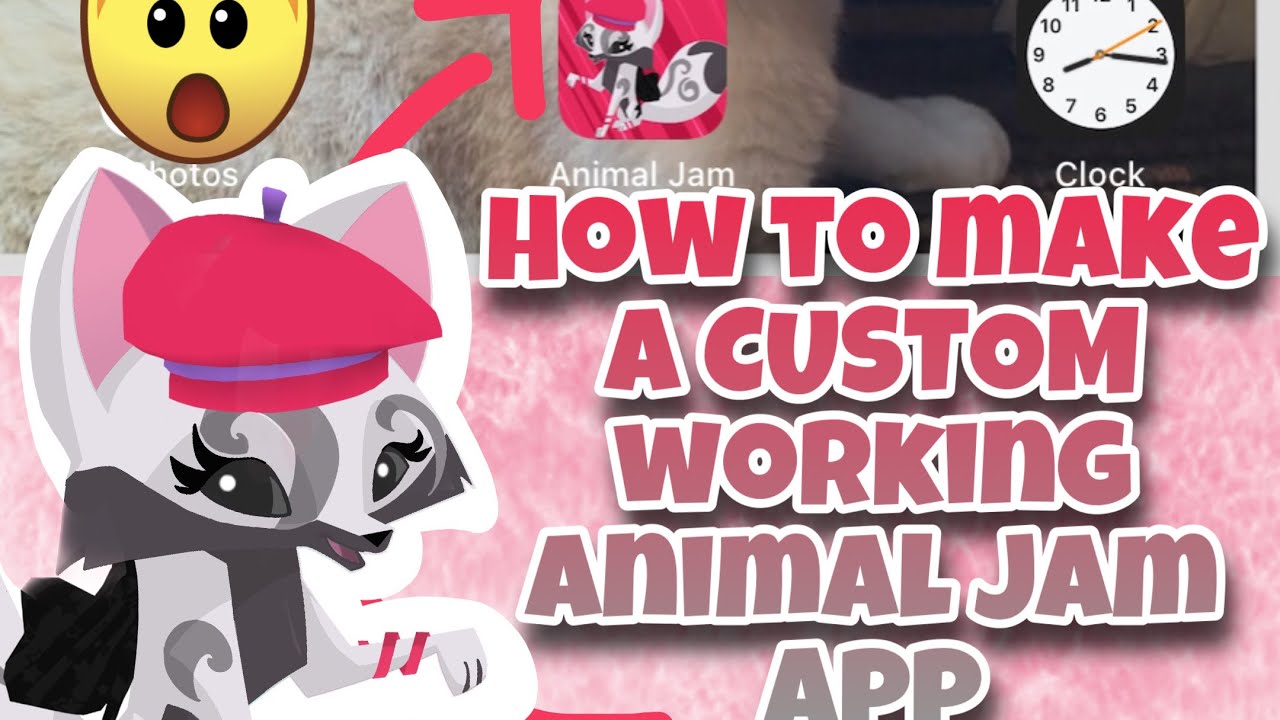 How to Make a Custom WORKING Animal Jam App lll Animal Jam lll animal ...