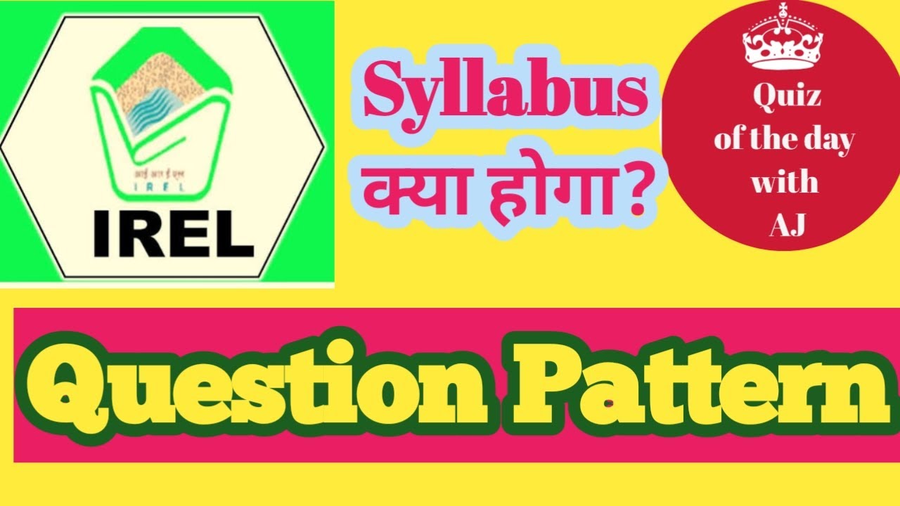#IREL Exam pattern for All branch | IREL syllabus For All branch | # ...