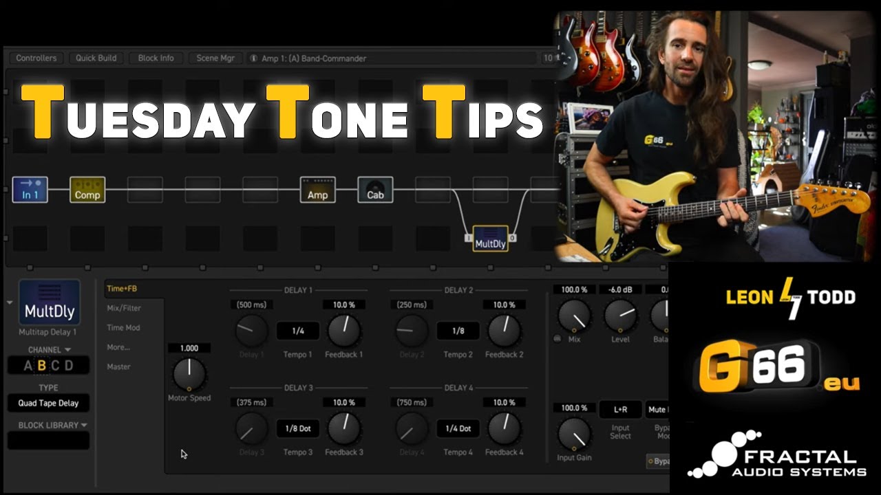 Tuesday Tone Tip - The Multitap Delay - YouTube