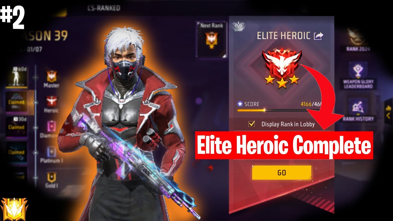 ELITE HEROIC COMPLETE || PLATINUM TO MASTER RANK PUSH || EPISODE 2 ...