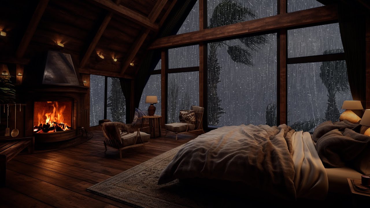 Heavy Rain at the Window | Thunderstorm Helps You Relieve Stress And ...