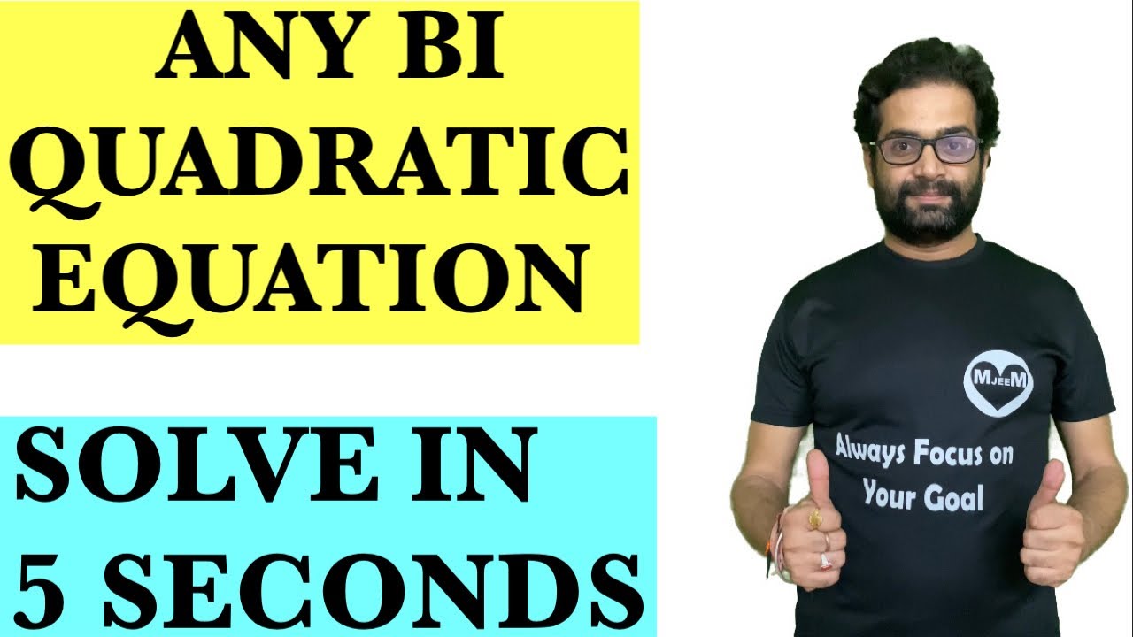How To Find Roots of Biquadratic Equation | Quadratic Equation Short ...