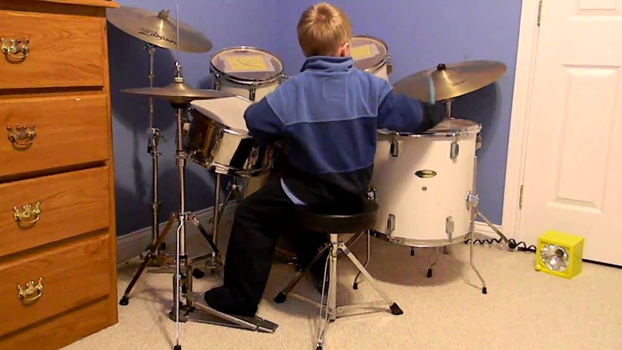 Bryce Faulkner playing his drums - YouTube