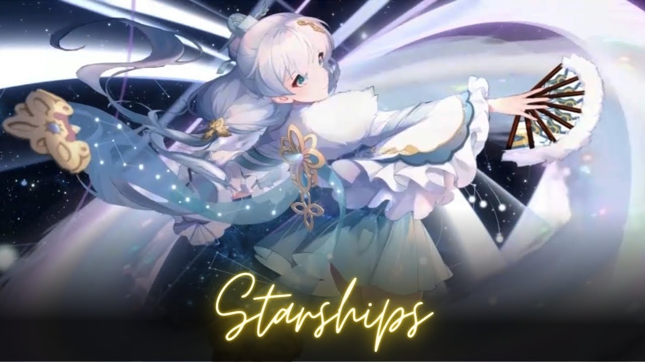 Nightcore - Starships (lyrics) - YouTube