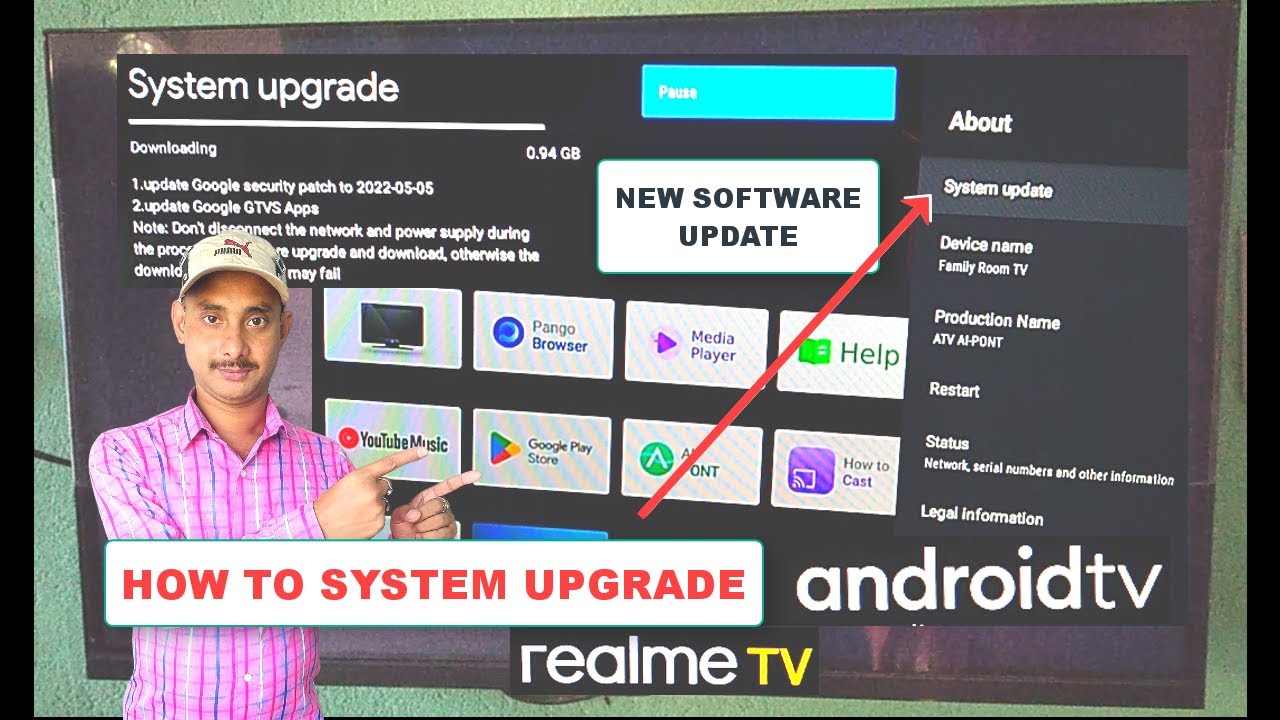 How To Update Realme TV Software - YouTube