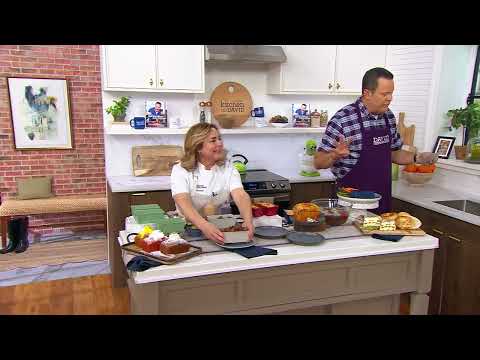 Good Housekeeping 3-Piece Mini Relia-Pan Loaf Set on QVC - YouTube