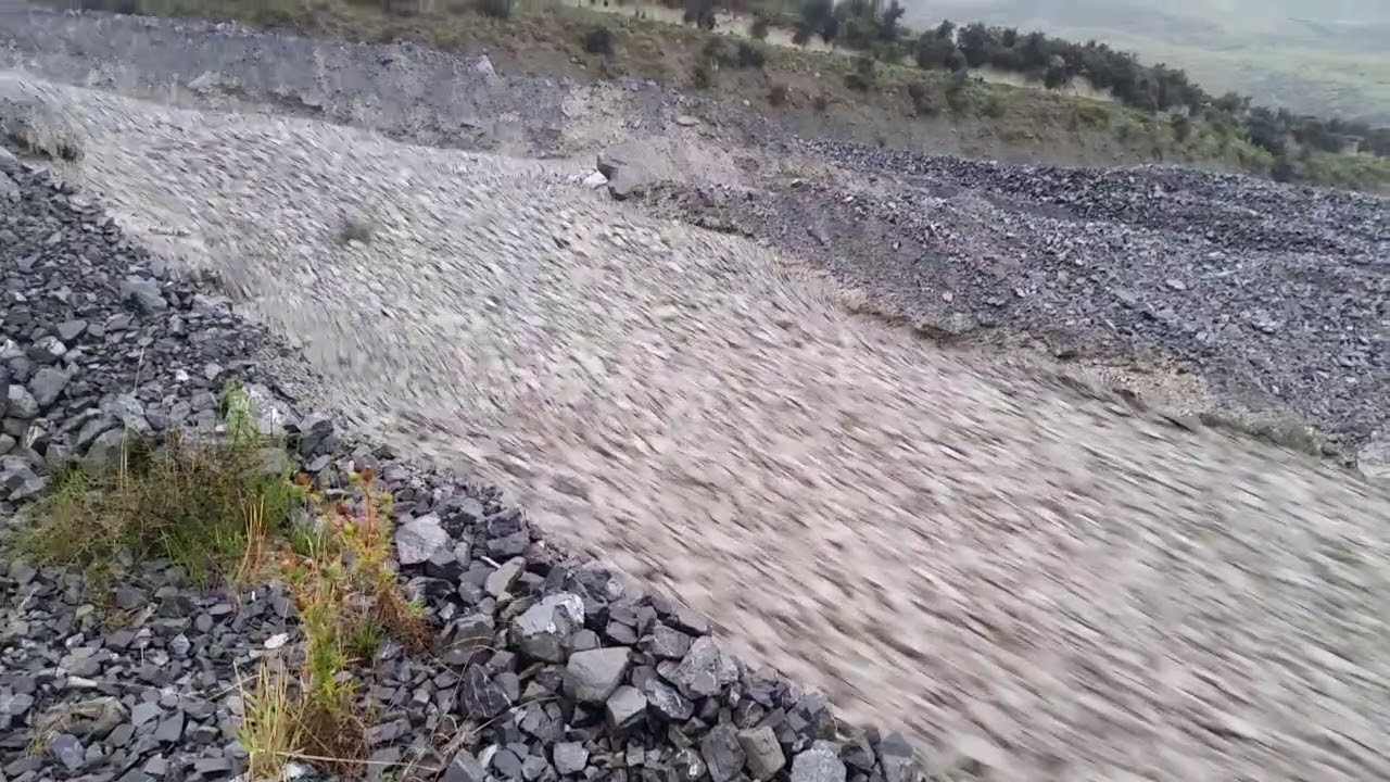 Heavy Rain From Ex-Cyclone Gita Turns Rakaia River into a River of Rock ...