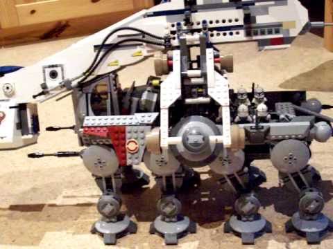 Lego Star Wars 10195 AT-OT mit Dropship 2/2 - YouTube