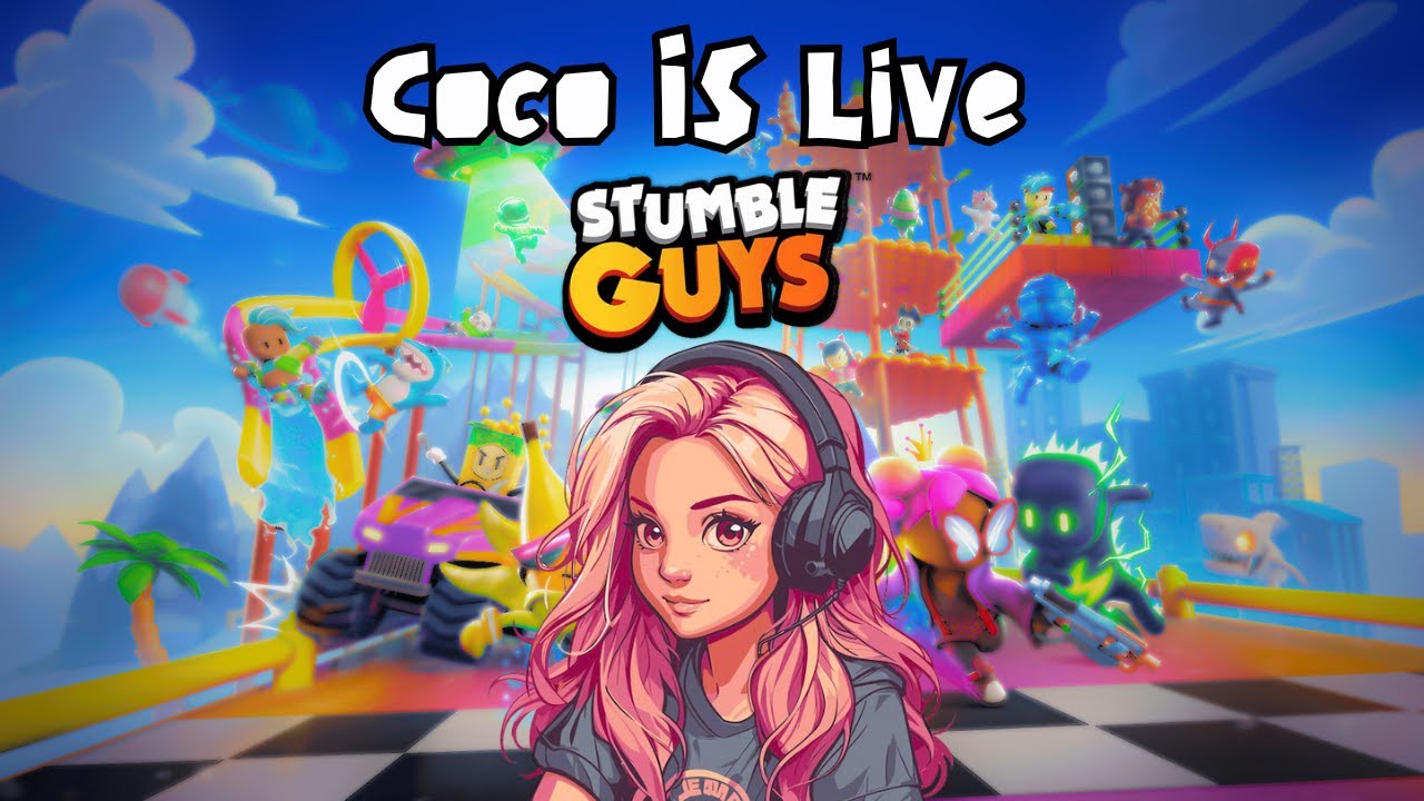 Stumble guys with Coco 🎀 | Girl Gamer l LIVE 🔴 - YouTube
