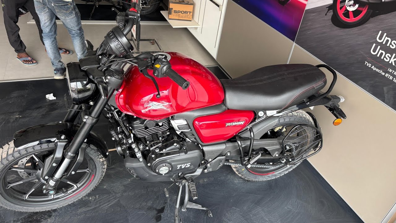 TVS Ronin ! TVS Ronin new model 2025 ! New TVS Ronin ! TVS Ronin red ...