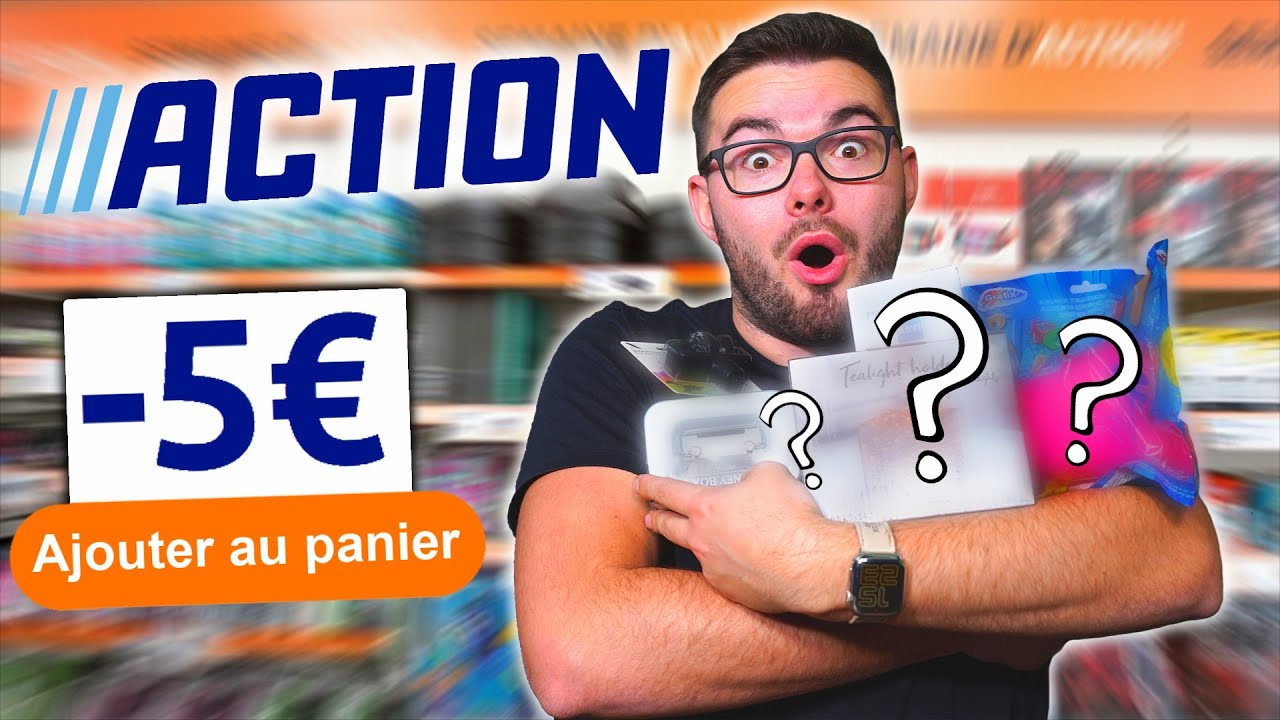 JE TESTE DES OBJETS A "-5€" CHEZ ACTION ! - YouTube