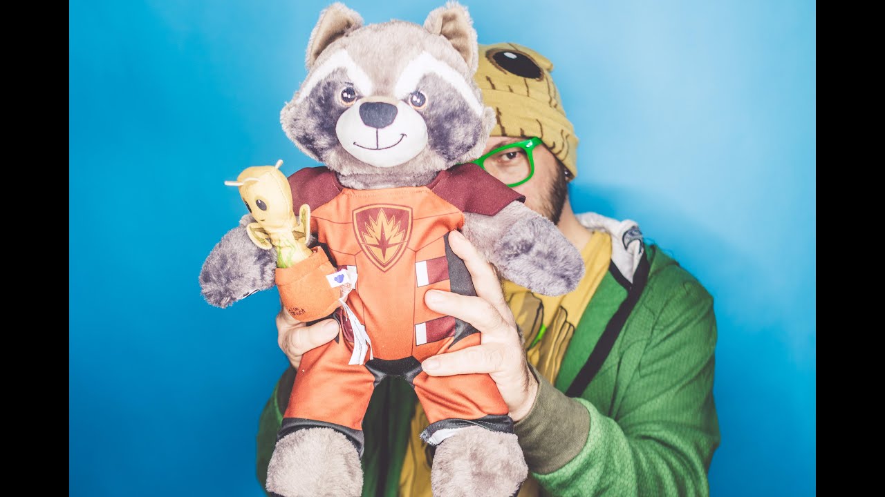 Guardians Of The Galaxy Build-A-Bear Review | Rocket Racoon #27 - YouTube