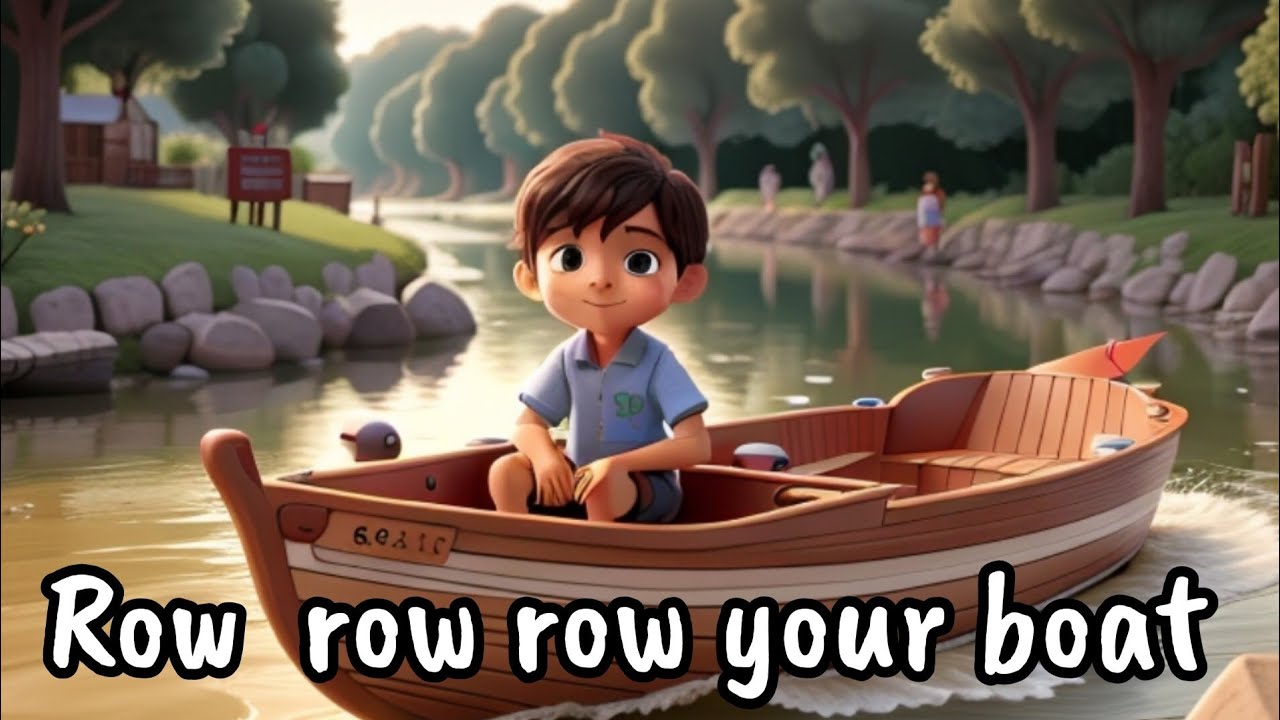 Row row your boat rhyme - YouTube