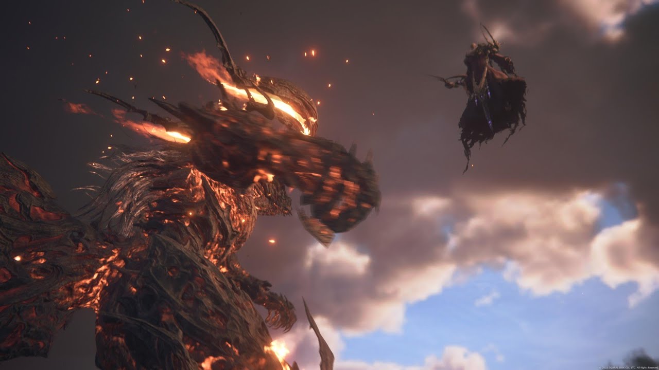 FINAL FANTASY XVI - Clive Vs Garuda - Ifrit Vs Garuda Eikonic Boss ...