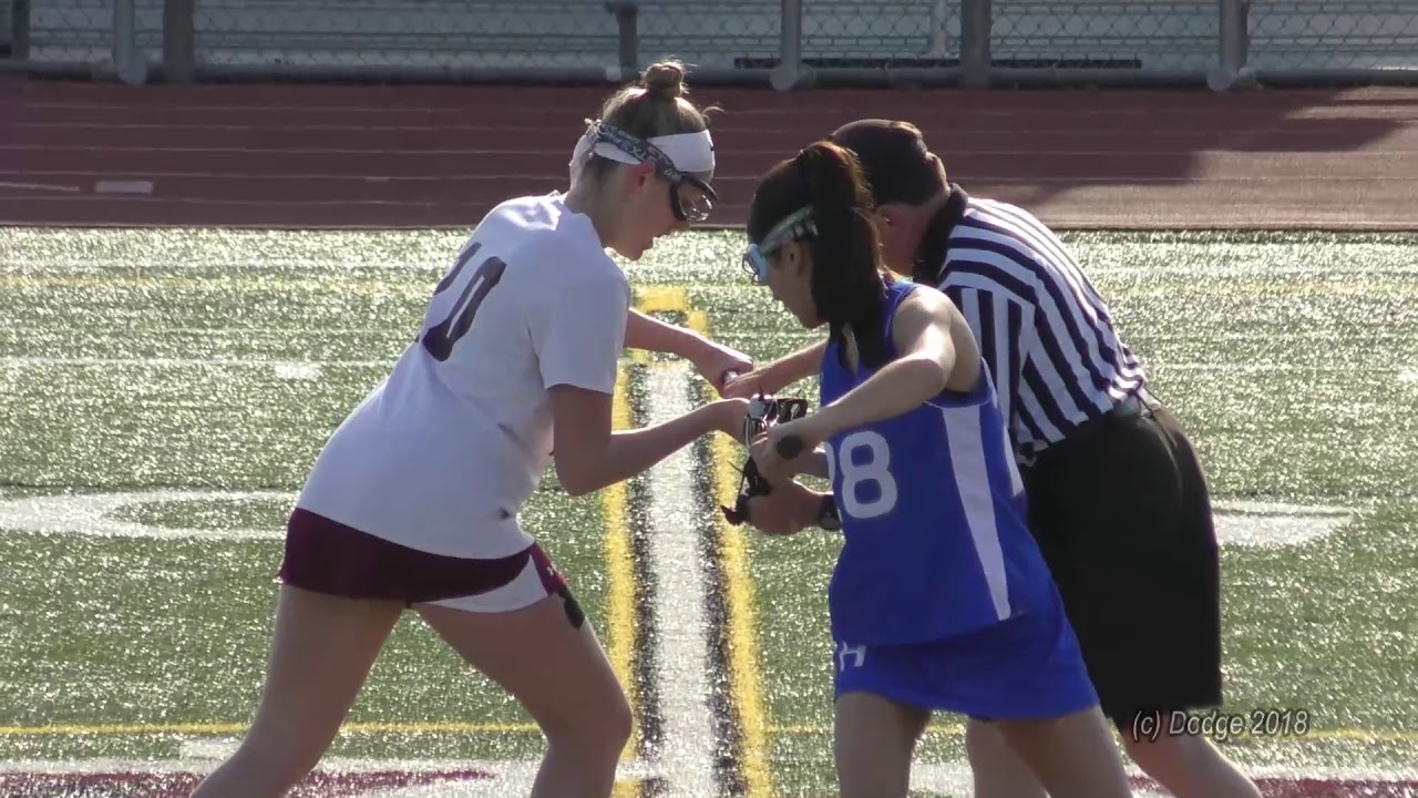 Mepham HS vs Herricks HS Girls Varsity Lacrosse 04/13/18 - YouTube
