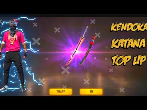 Free fire new top up event kendoka katana // 免费开火新充值活动kendoka katana