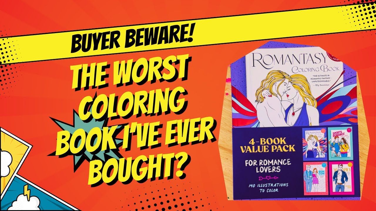 The WORST Coloring Book I've EVER Bought! | Adult Coloring - YouTube