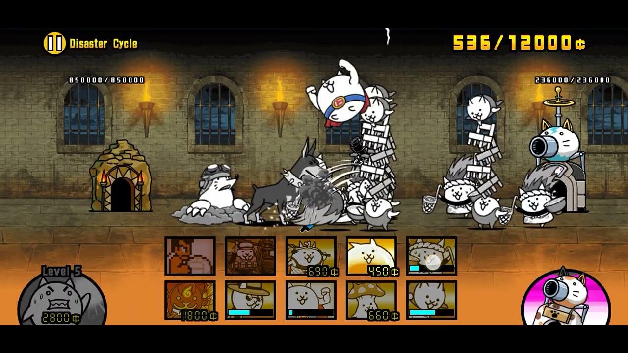 Disaster Cycle 4 star - the battle cats - YouTube