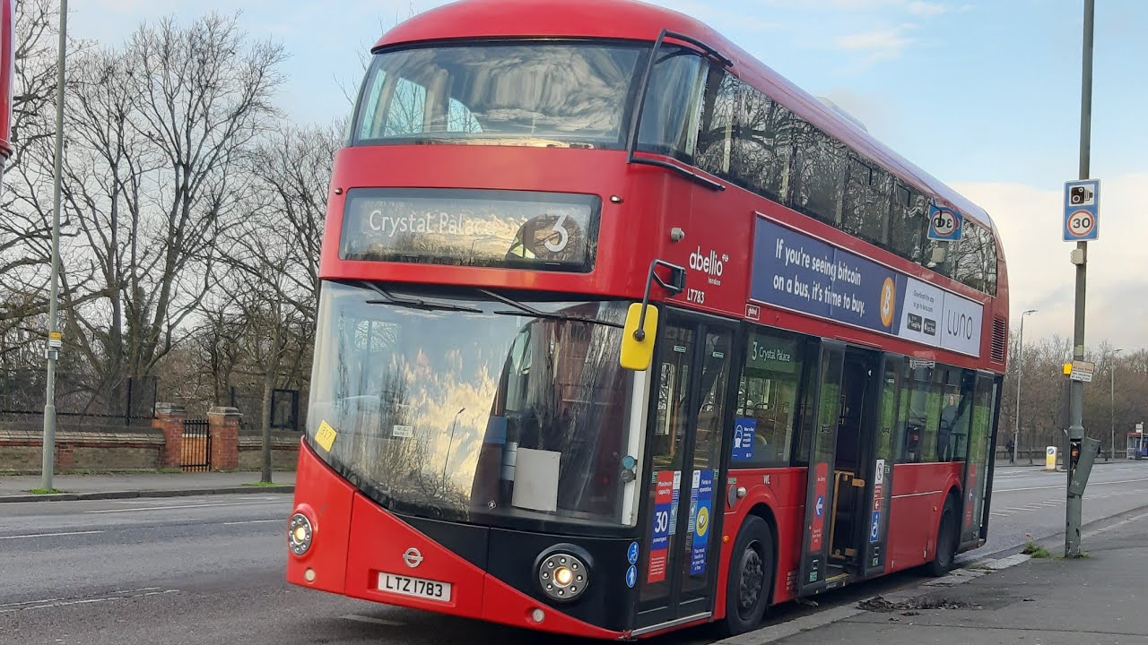 Full Route Visual. London Bus Route 3. Whitehall, Horse Gards - Crystal ...