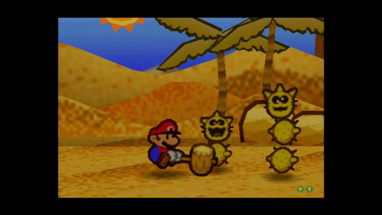 Paper Mario The Thousand Year Door Normal Battle Paper Mario 64 Style ...
