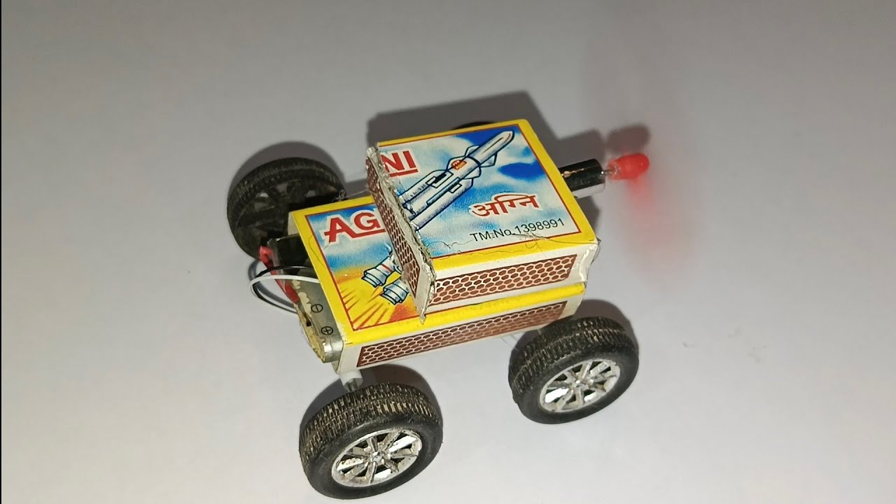How to make mini thar at home with machis box - YouTube