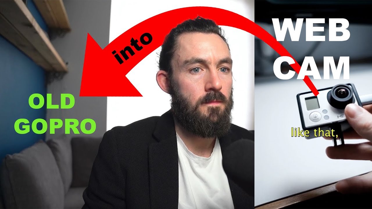 Turn your very old GOPRO into a webcam - YouTube