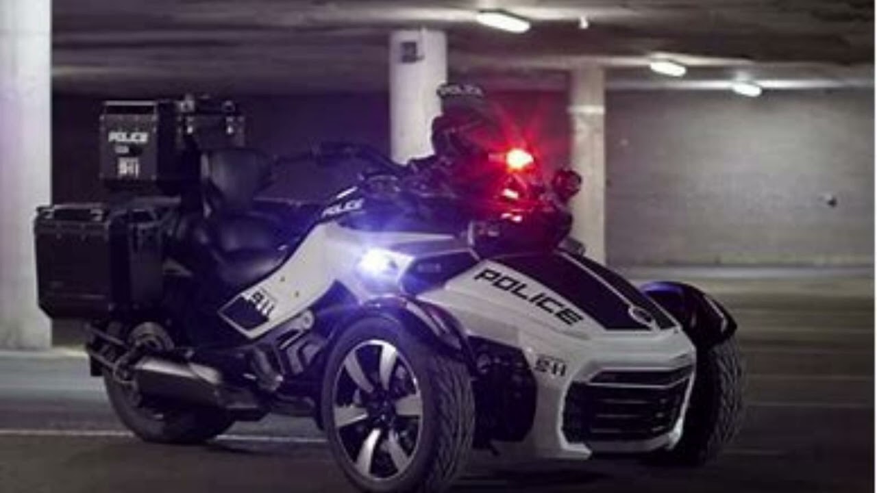 BRP Introduces Can Am Spyder Police Unit - YouTube