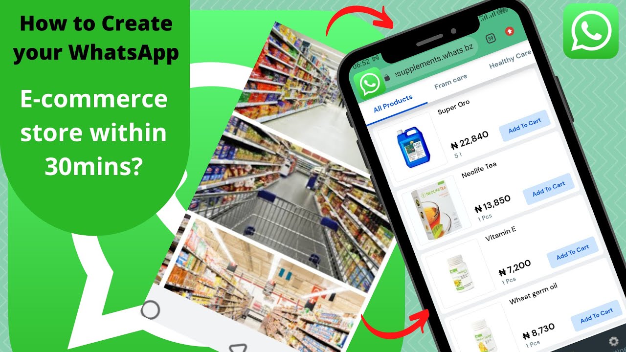 WhatsApp E com store PART 3 - YouTube