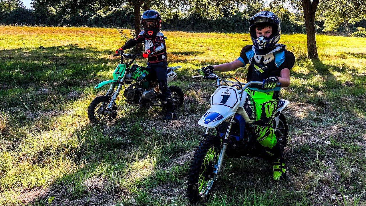 Dirt Ycf 88 et Yamaha Piwi 80 (débutant) - YouTube