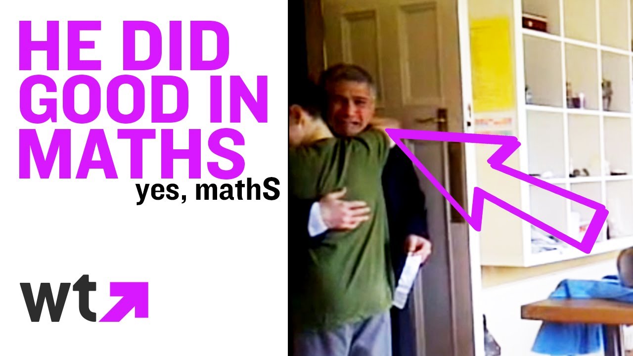 Dad's Cries Of Joy Over Son's Math Grade | What's Trending Now - YouTube
