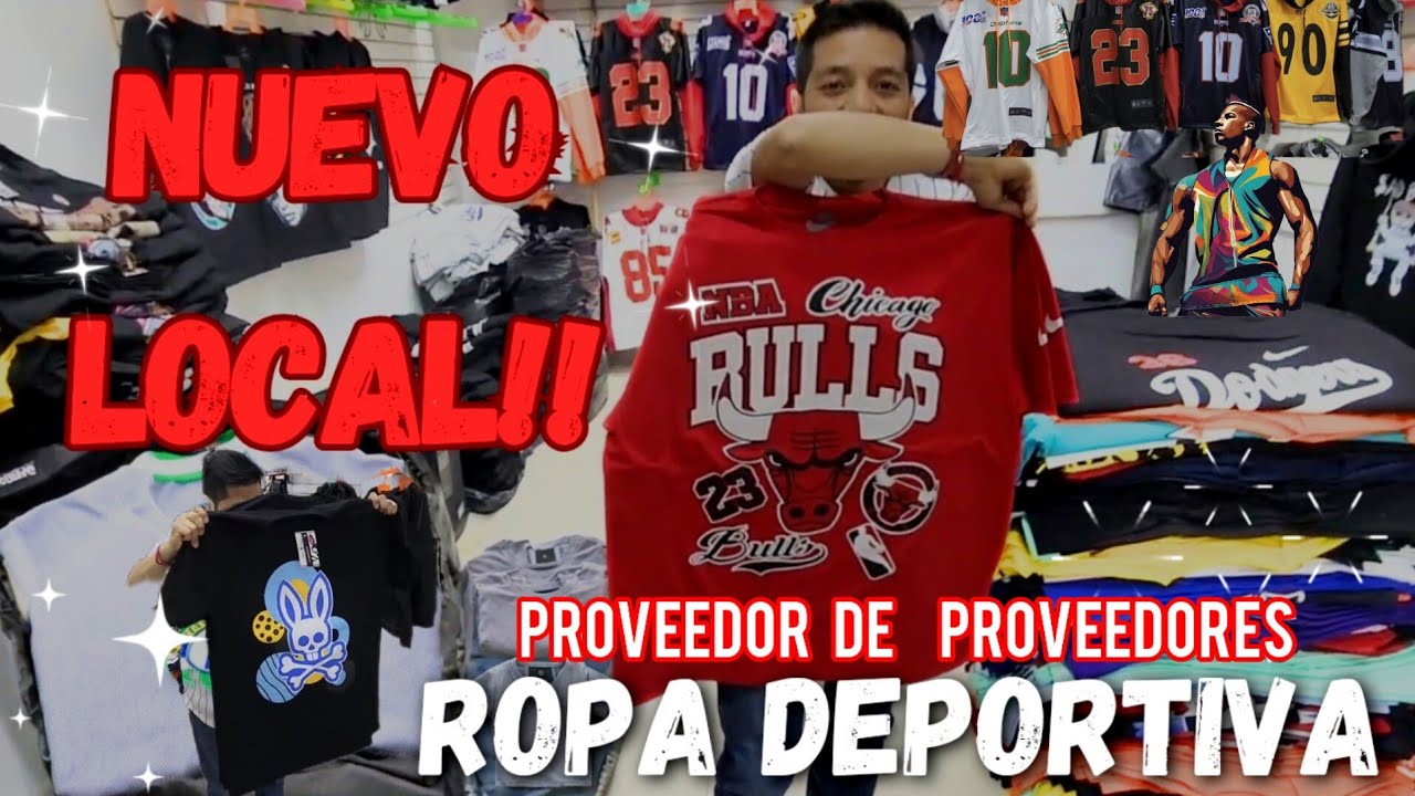 NUEVO LOCAL!!! EL REY DE LA ROPA DEPORTIVA!! MAYOREO!! - YouTube