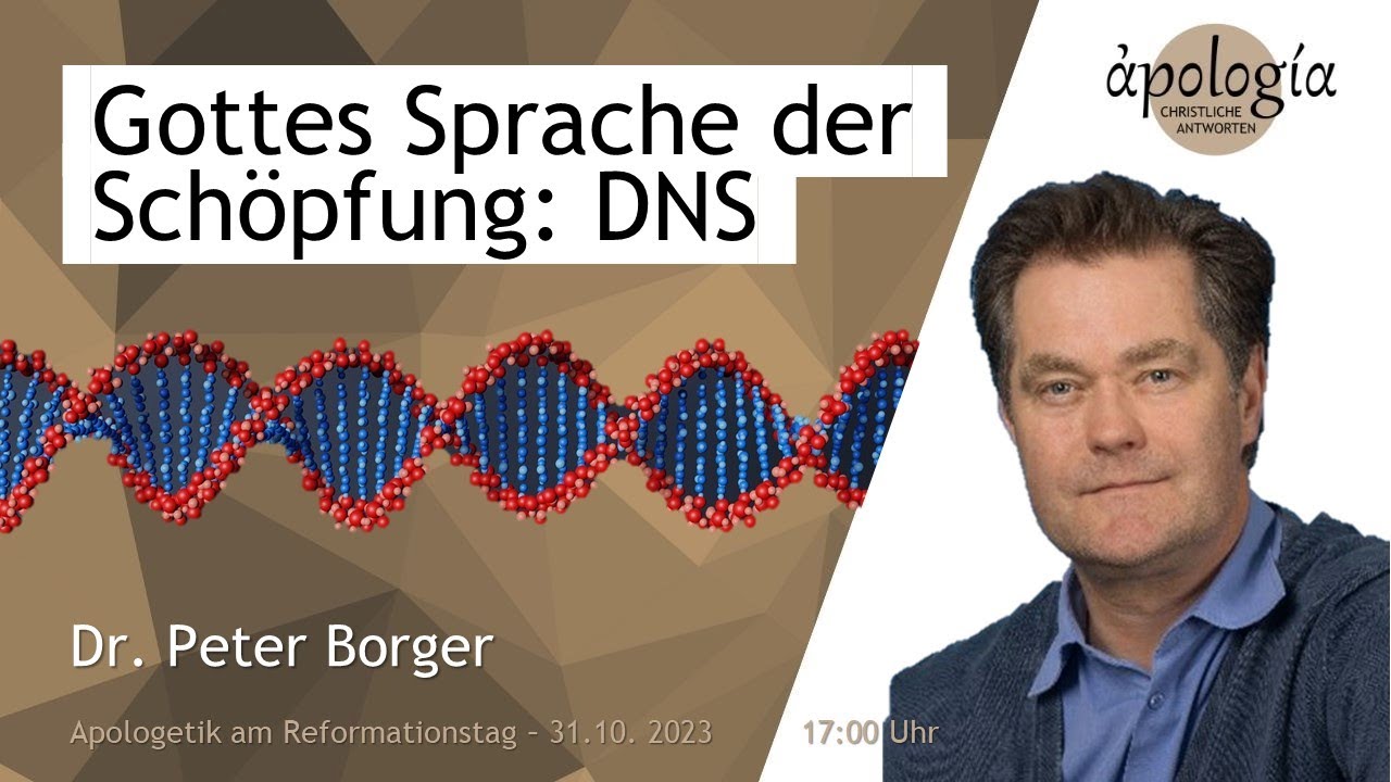 Die Sprache der Schöpfung: DNA - Dr. Peter Borger - YouTube